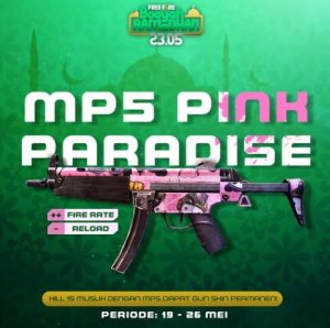 Gratis Skin Senjata MP5 Paradise Free Fire Khusus Lebaran