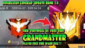Rank Baru FF Juni 2020 Beserta Poin Rank Tertinggi Free Fire