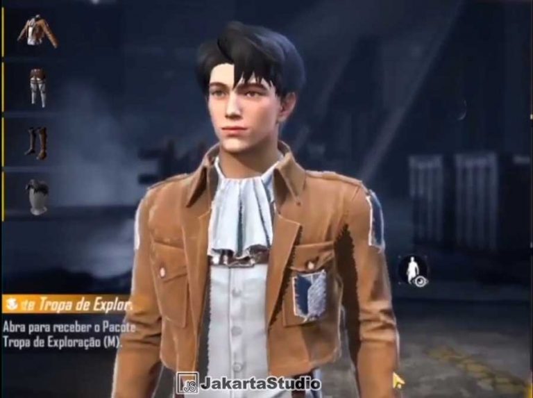 Ada Titan! Bocoran 6 Bundle Skin Kolaborasi FF x AOT