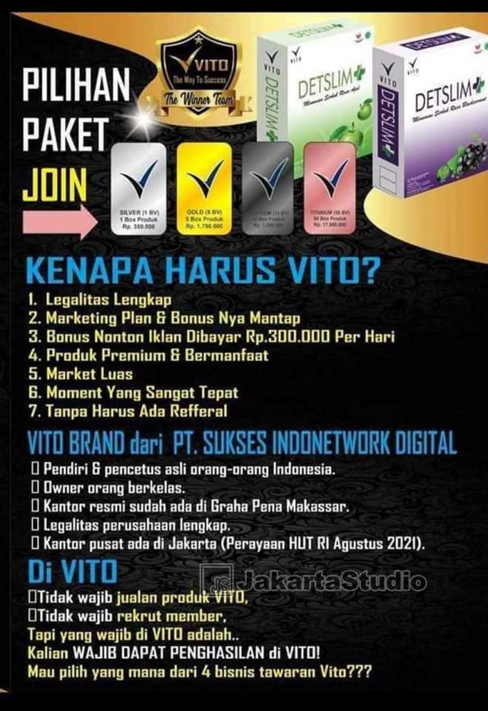 Vito Indonesia, Aplikasi Penghasil Uang atau Scam?