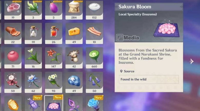 Lokasi Sakura Bloom di Genshin Impact Lengkap