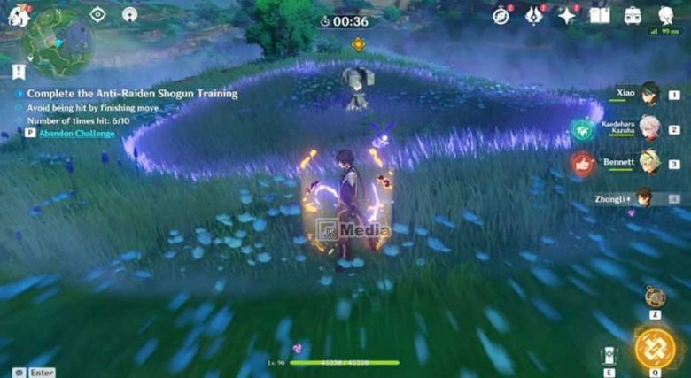 Cara Menyelesaikan Anti-Raiden Shogun Training, Tips Menghindari Serangan!