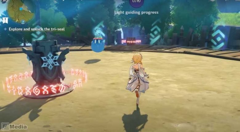 Cara Membuka Segel Sword Cemetery di Genshin Impact