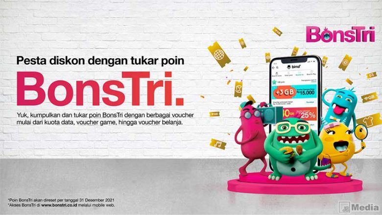 Cara Tukar Poin Bonstri Dengan Pulsa dan Kuota Internet