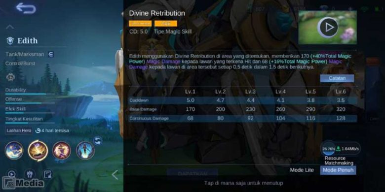 Terbaru! Build Edith Paling Sakit dan Keras di Mobile Legends