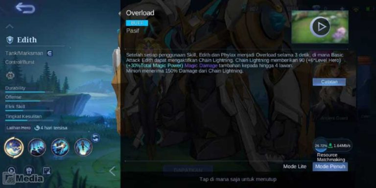 Terbaru! Build Edith Paling Sakit dan Keras di Mobile Legends