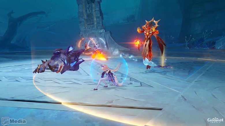 Cara Mengalahkan Abyss Lector Fathomless Flames Genshin Impact 2.4