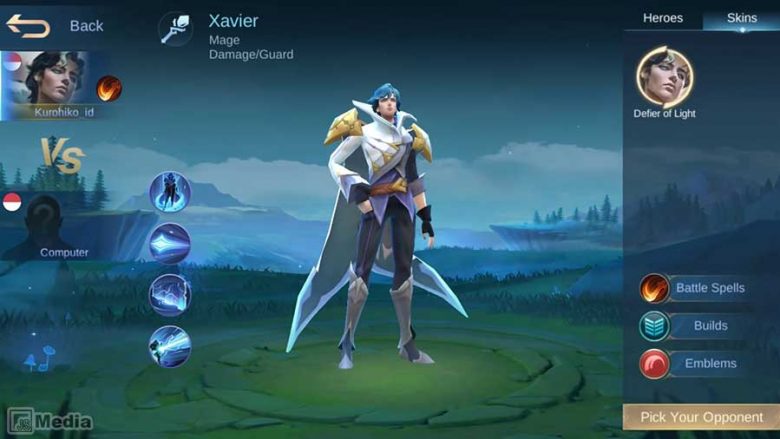 Hero Baru Xavier Mobile Legends, Mirip Gojo Satoru