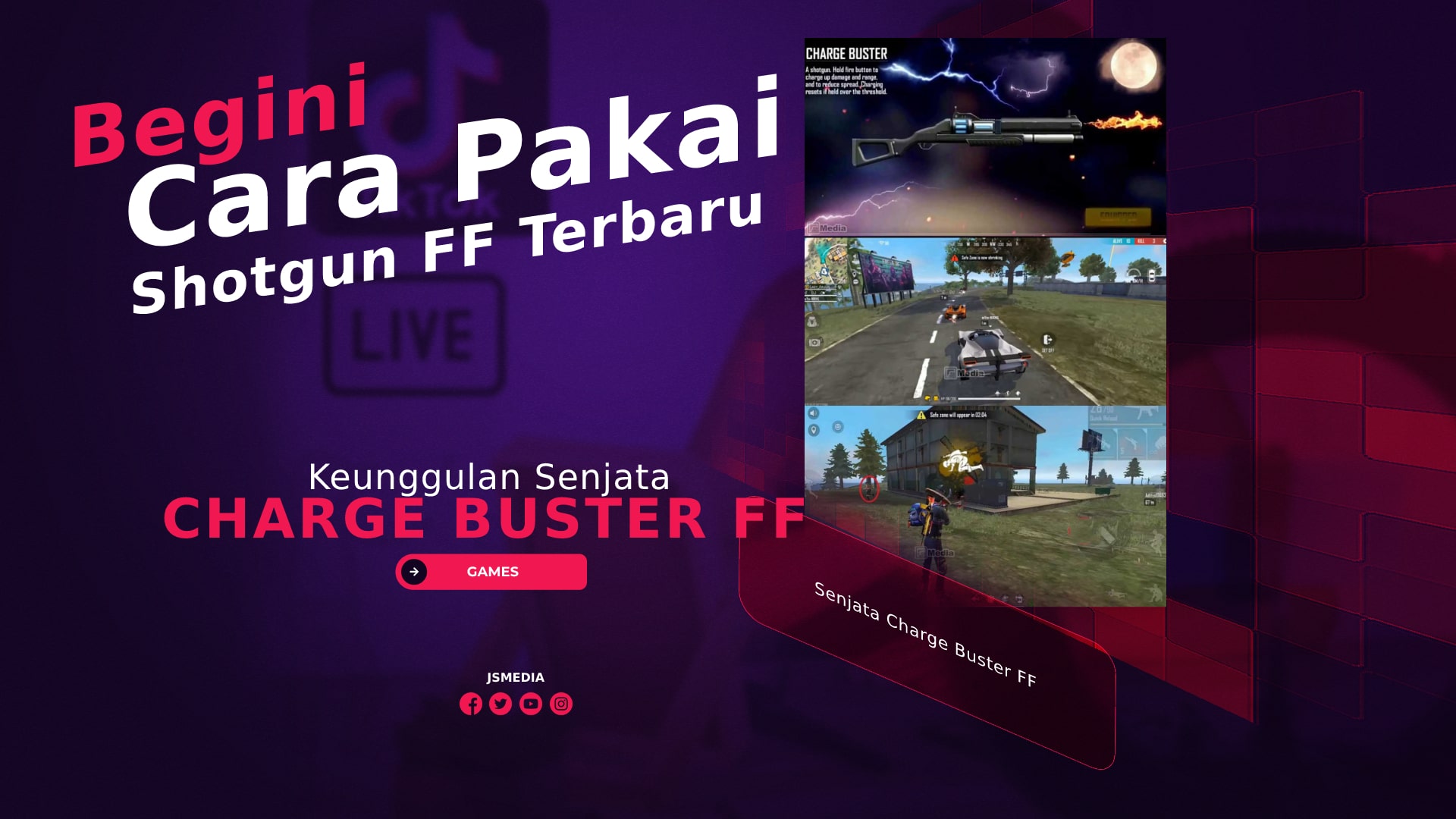 Keunggulan Senjata Charge Buster FF, Begini Cara Pakainya!