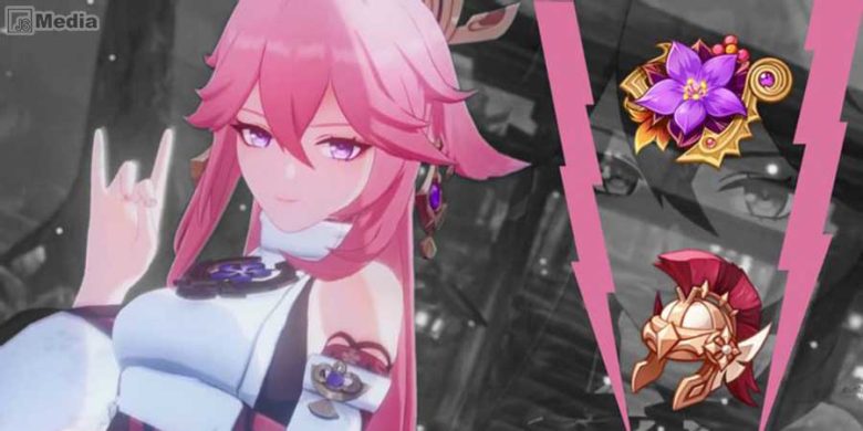 Build Yae Miko Terbaik: Talent, Artefak, Weapon Terbaik