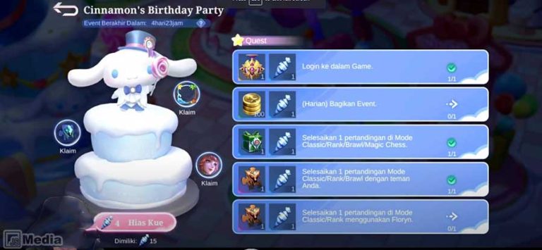 Tanggal Rilis Event MLBB x Hello Kitty Dapat Skin Gratis Tanpa Diamond