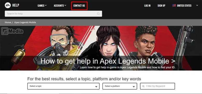 Cara Melaporkan Bug Apex Legends Mobile Pada Customer Services
