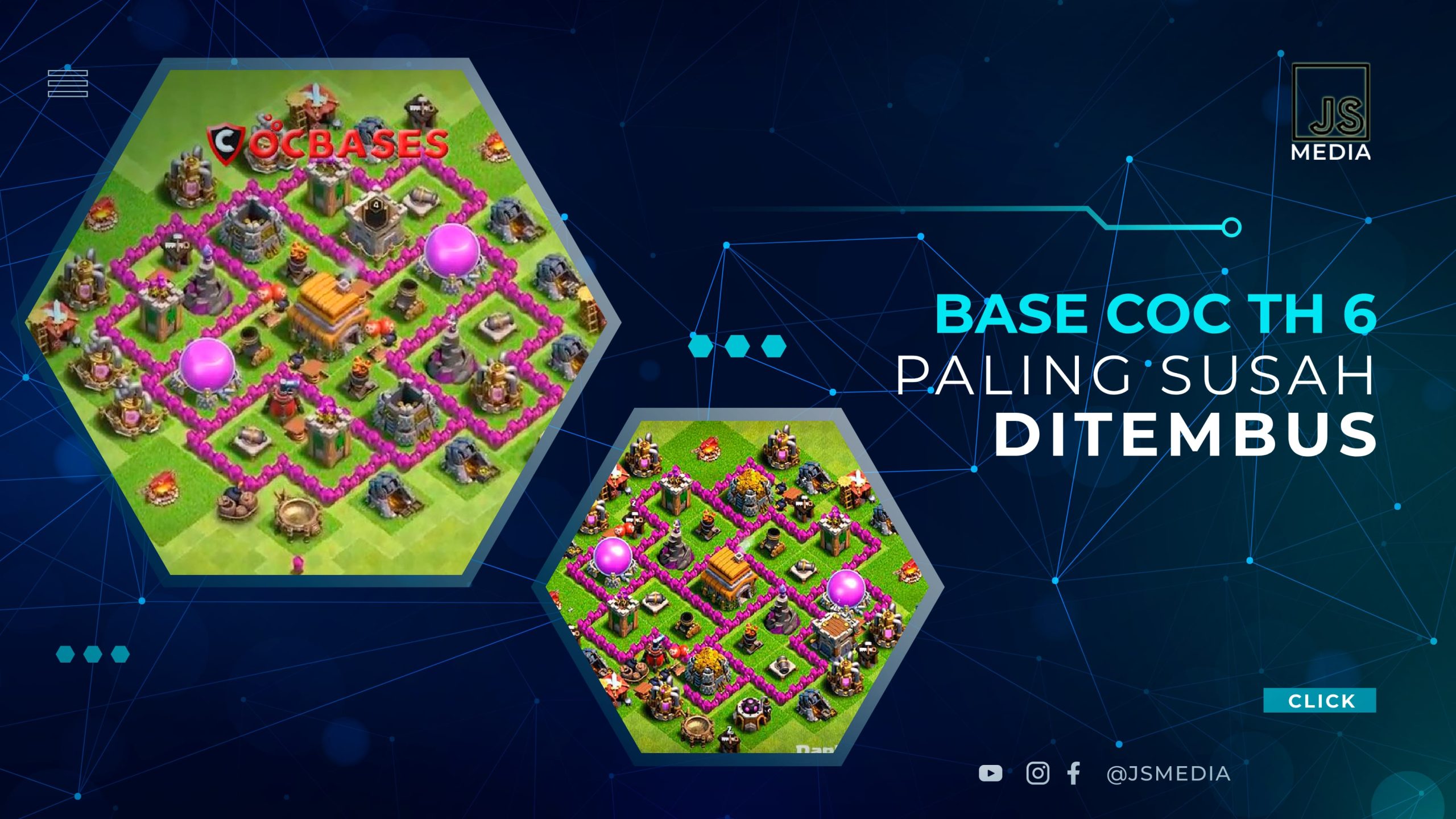 Base COC TH 6 Paling Susah Ditembus, Keren Banget!