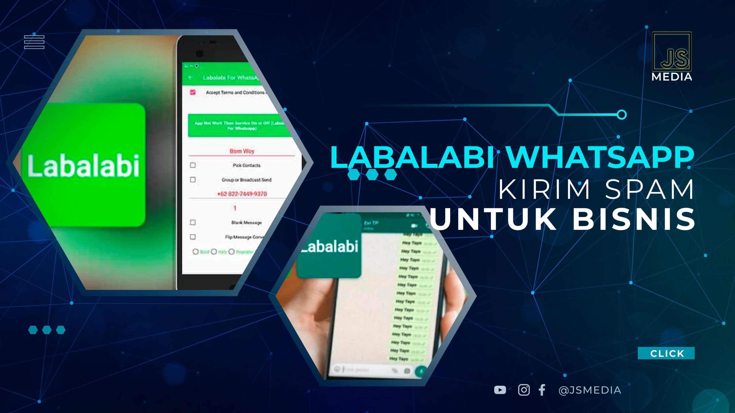 Labalabi for WhatsApp, Kirim Spam dengan Aplikasi Ini