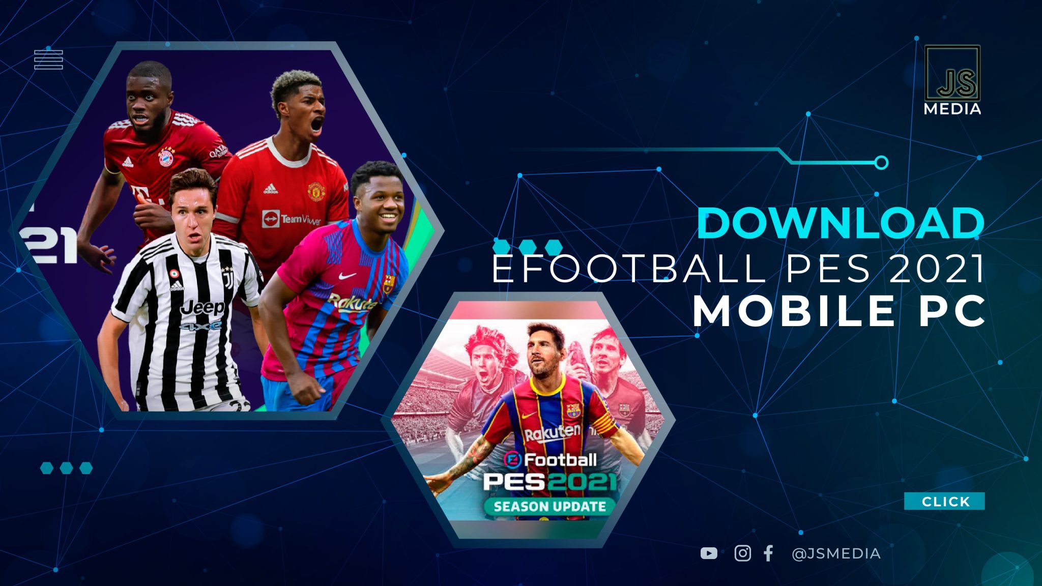 Download eFootball PES 2021 Mobile PC, Cara Menggunakannya