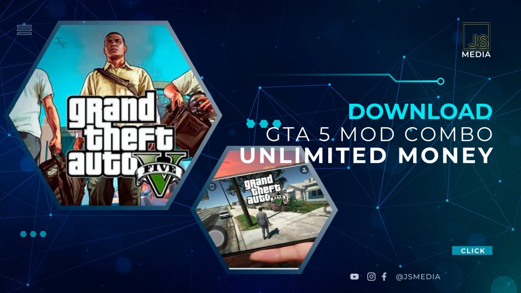 Download GTA 5 Mod Combo APK Unlimited Money 2024