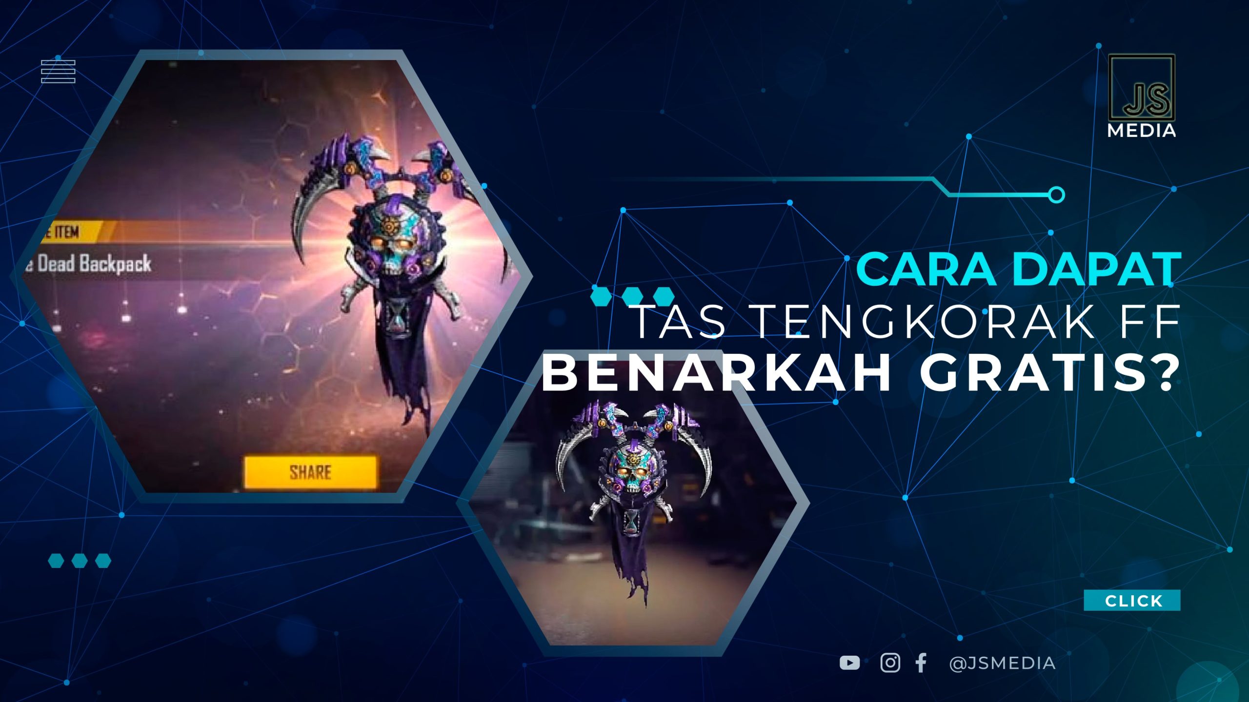 Cara Dapat Tas Tengkorak FF, Benarkah Gratis?