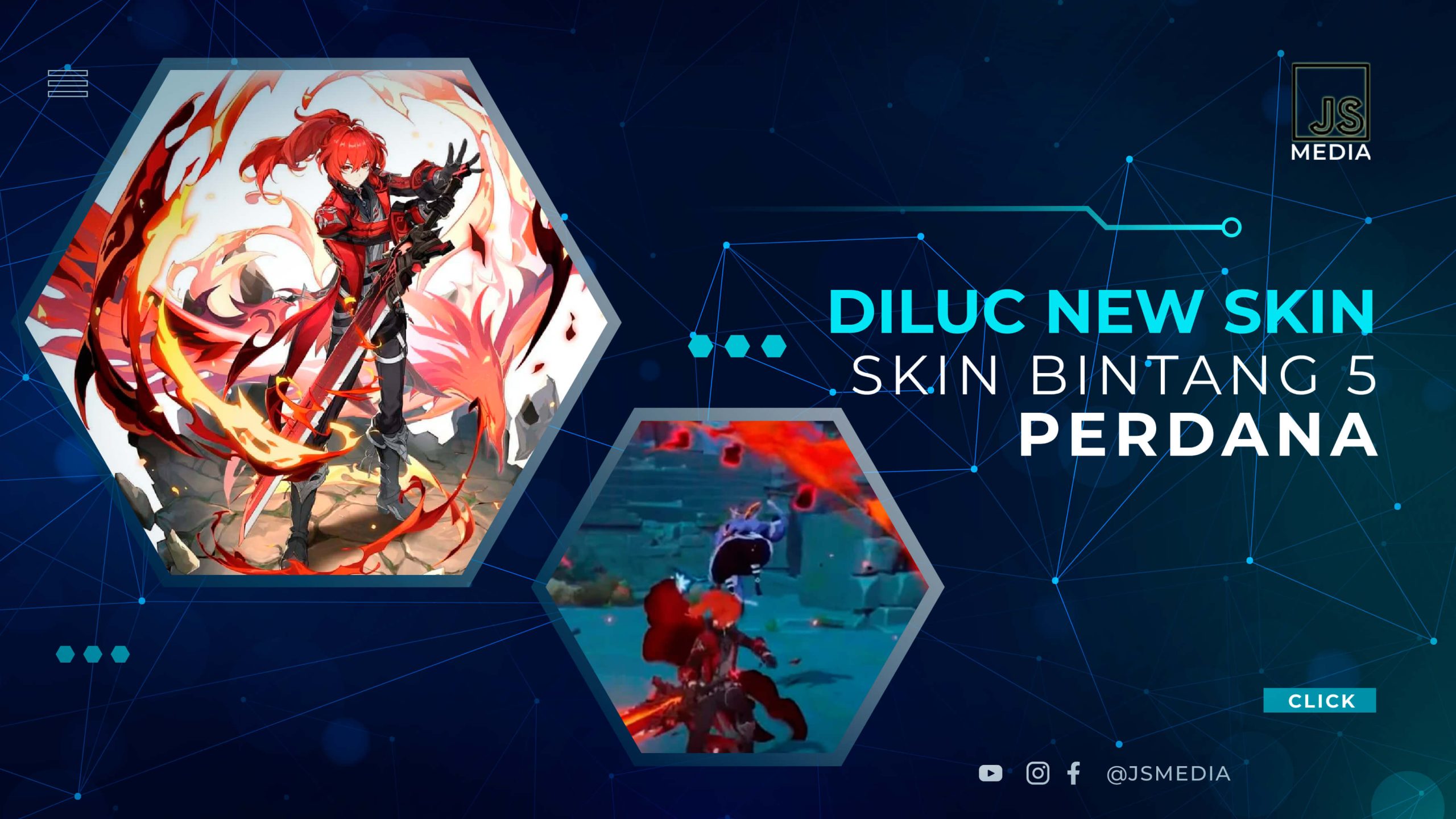 Diluc New Skin, Skin Bintang 5 Perdana di Genshin Impact