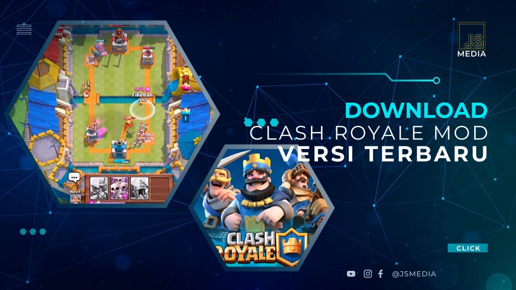 Download Clash Royale MOD Apk Versi Terbaru Gratis