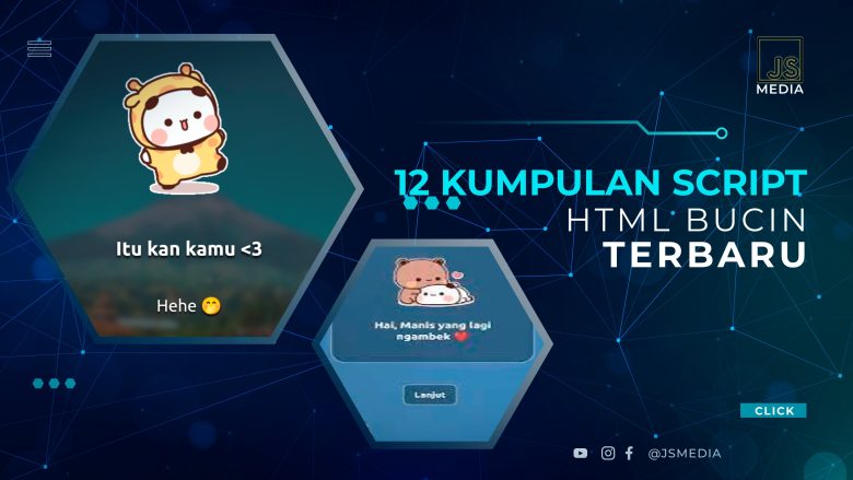 12 Kumpulan Script HTML Bucin Terbaru, Bikin Doi Baper