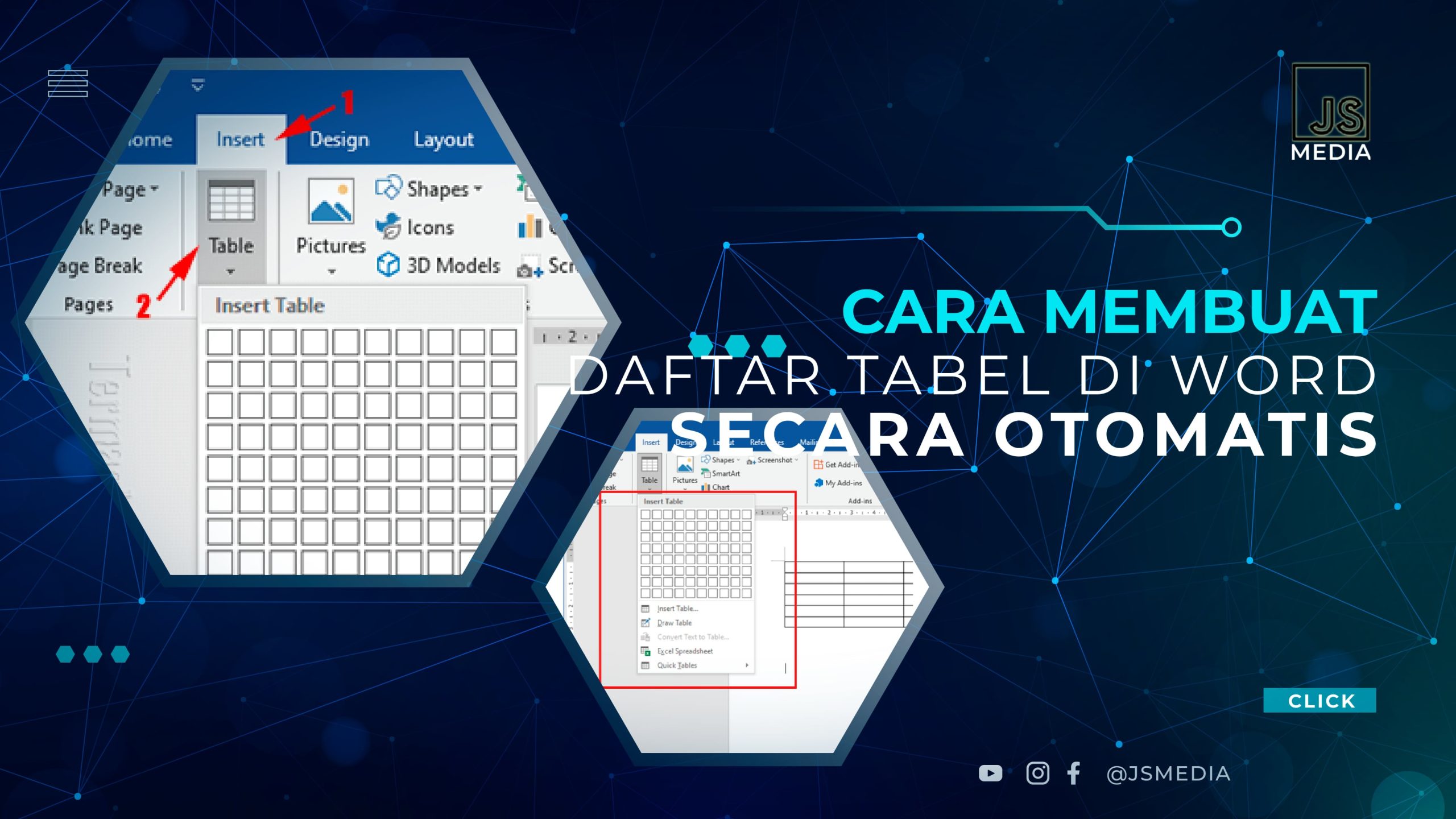 Cara Membuat Daftar Tabel di Word Secara Otomatis Cara Membuat Daftar Tabel di Word Secara Otomatis