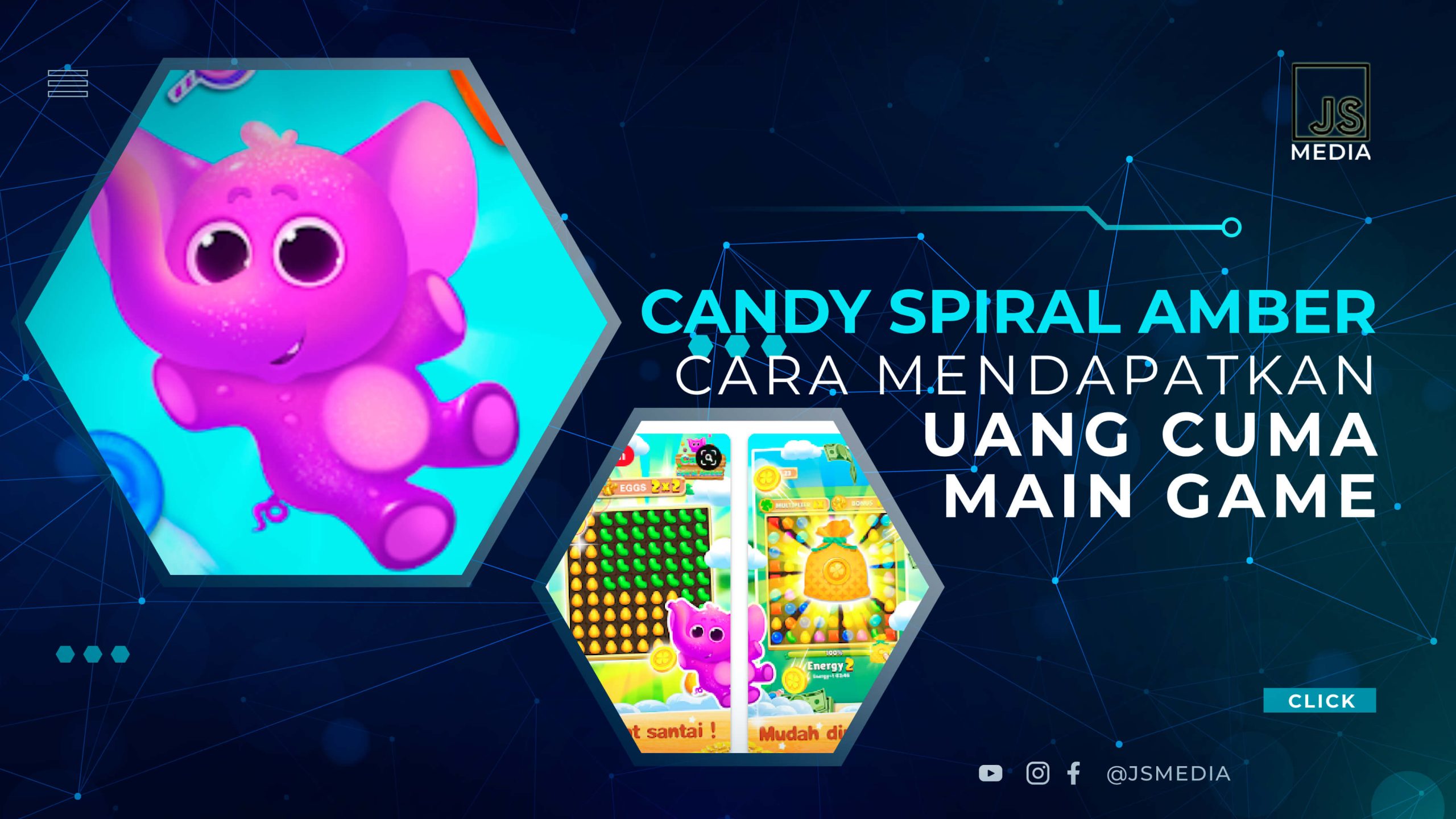 Mainkan Candy Spiral Amber Apk, Kumpulkan Uangnya