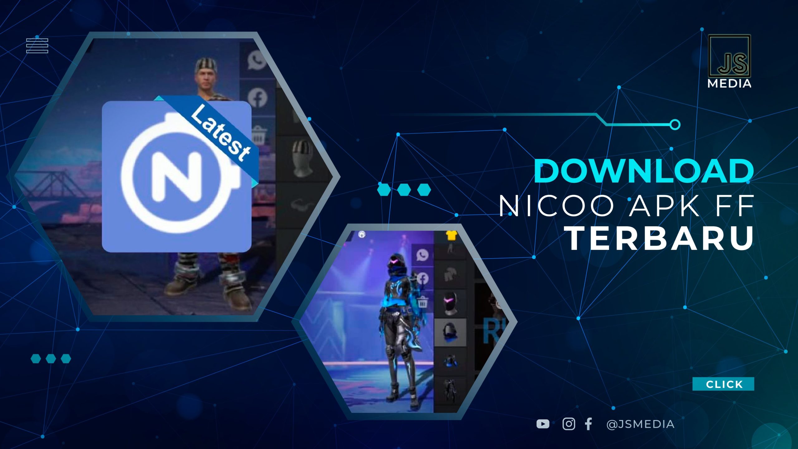 Download Nicoo APK FF Terbaru 2024 Unlock All Skin Gratis