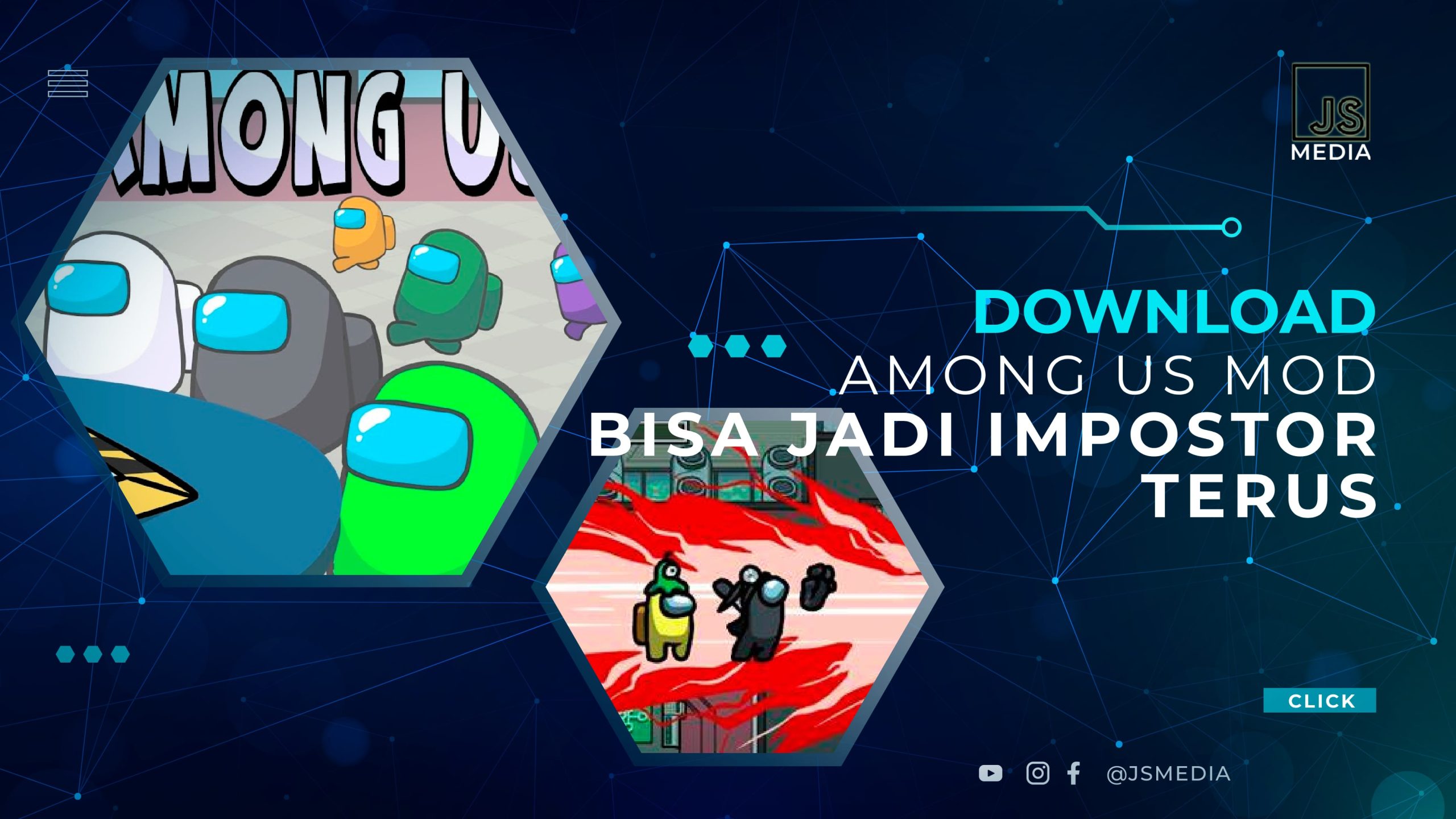 Download Among Us Mod APK Bisa Jadi Impostor Terus