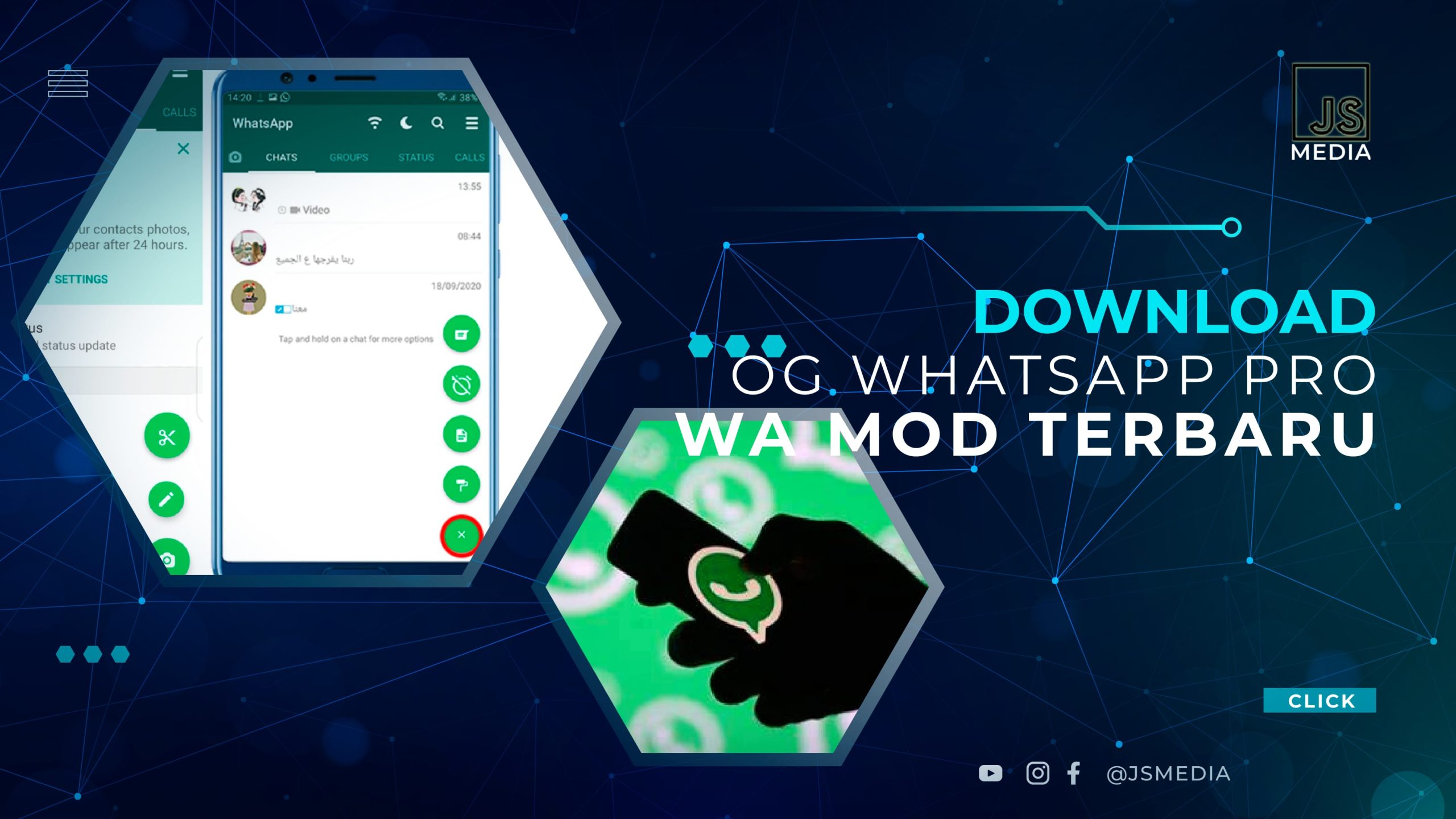 Download OG WhatsApp Pro, WA MOD dengan Fitur Lengkap