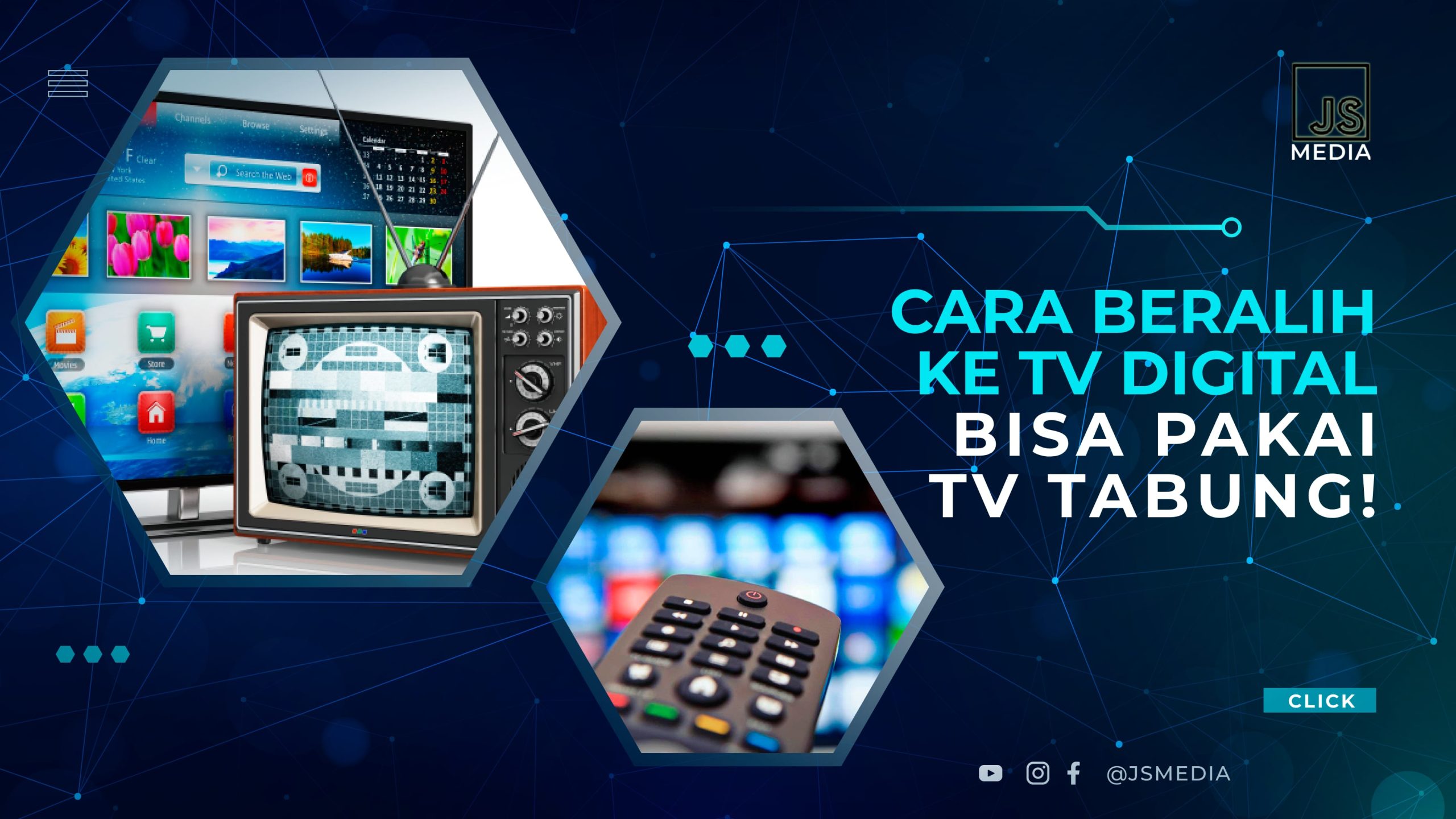 Cara Beralih ke TV Digital, Bisa Pakai TV Tabung!