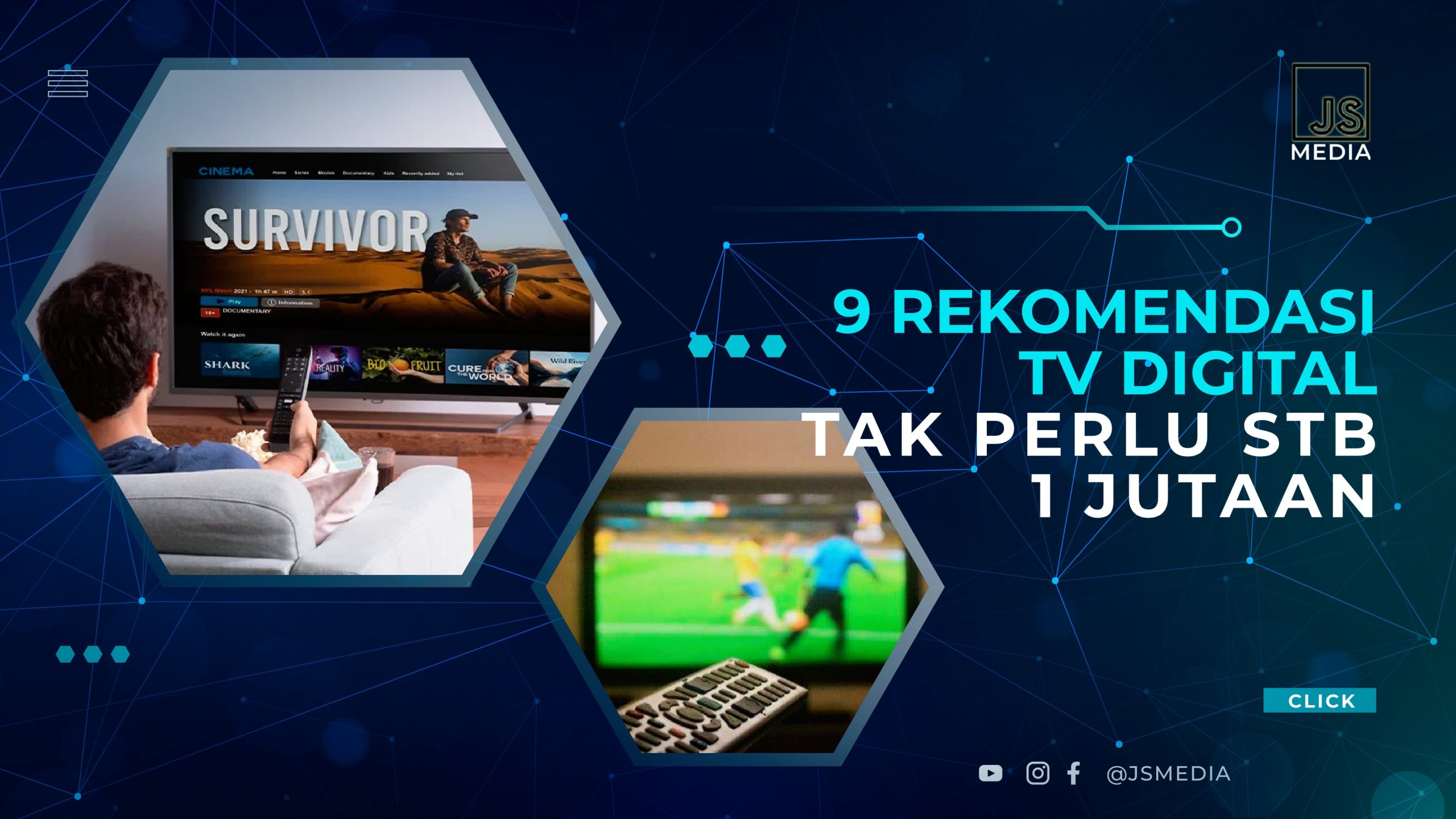 Tak Perlu STB, 9 Rekomendasi TV Digital Terbaik Mulai 1 Jutaan!