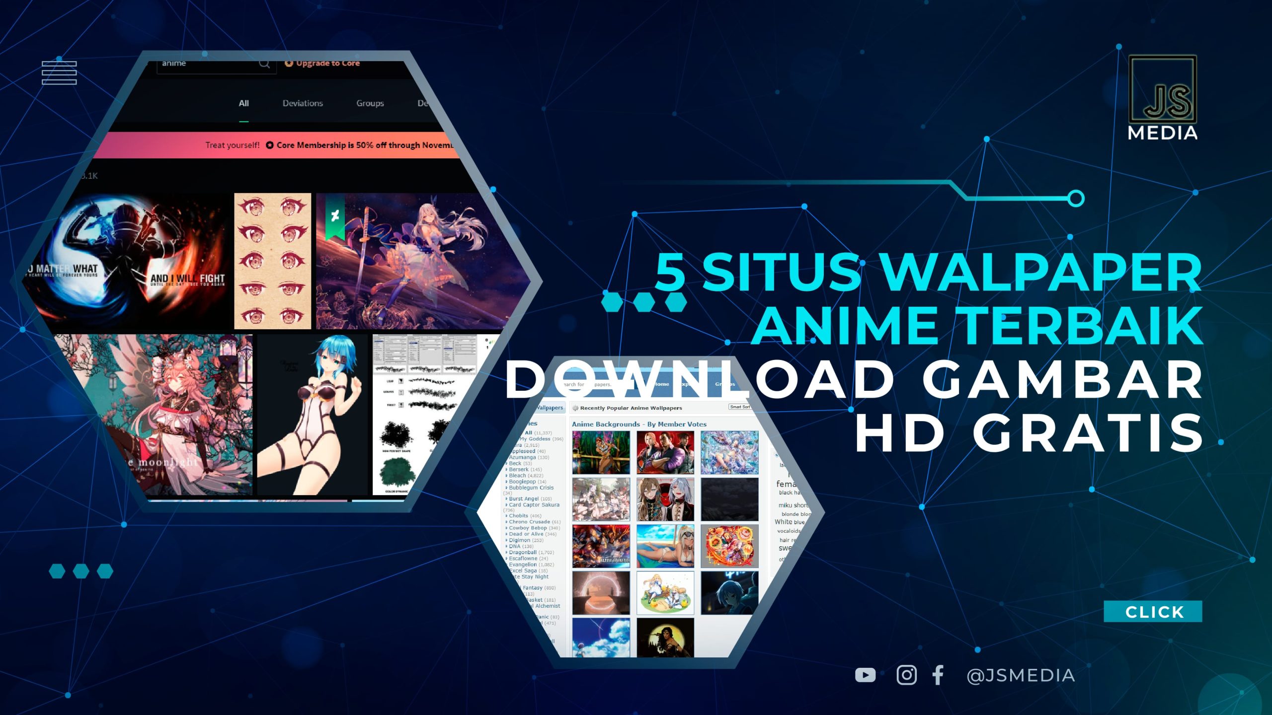 5 Situs Walpaper Anime, Download Gambar HD Gratis