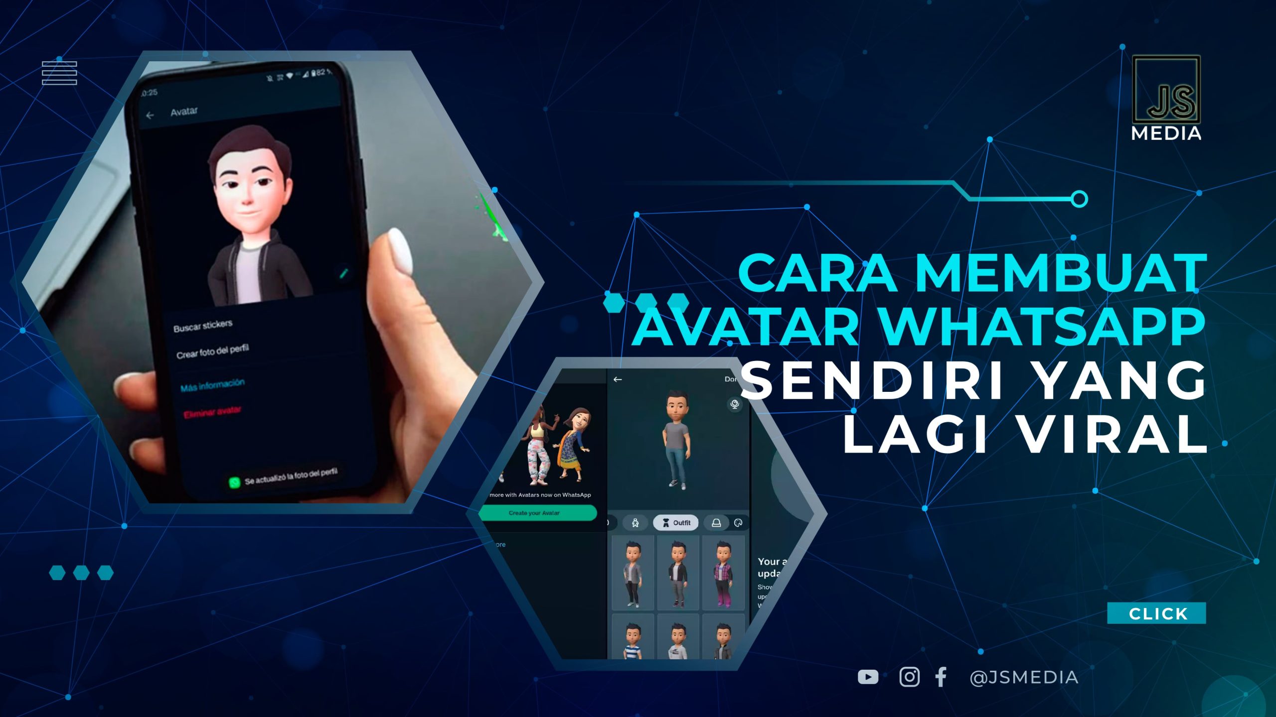 Cara Membuat Avatar Whatsapp Sendiri yang Lagi Viral