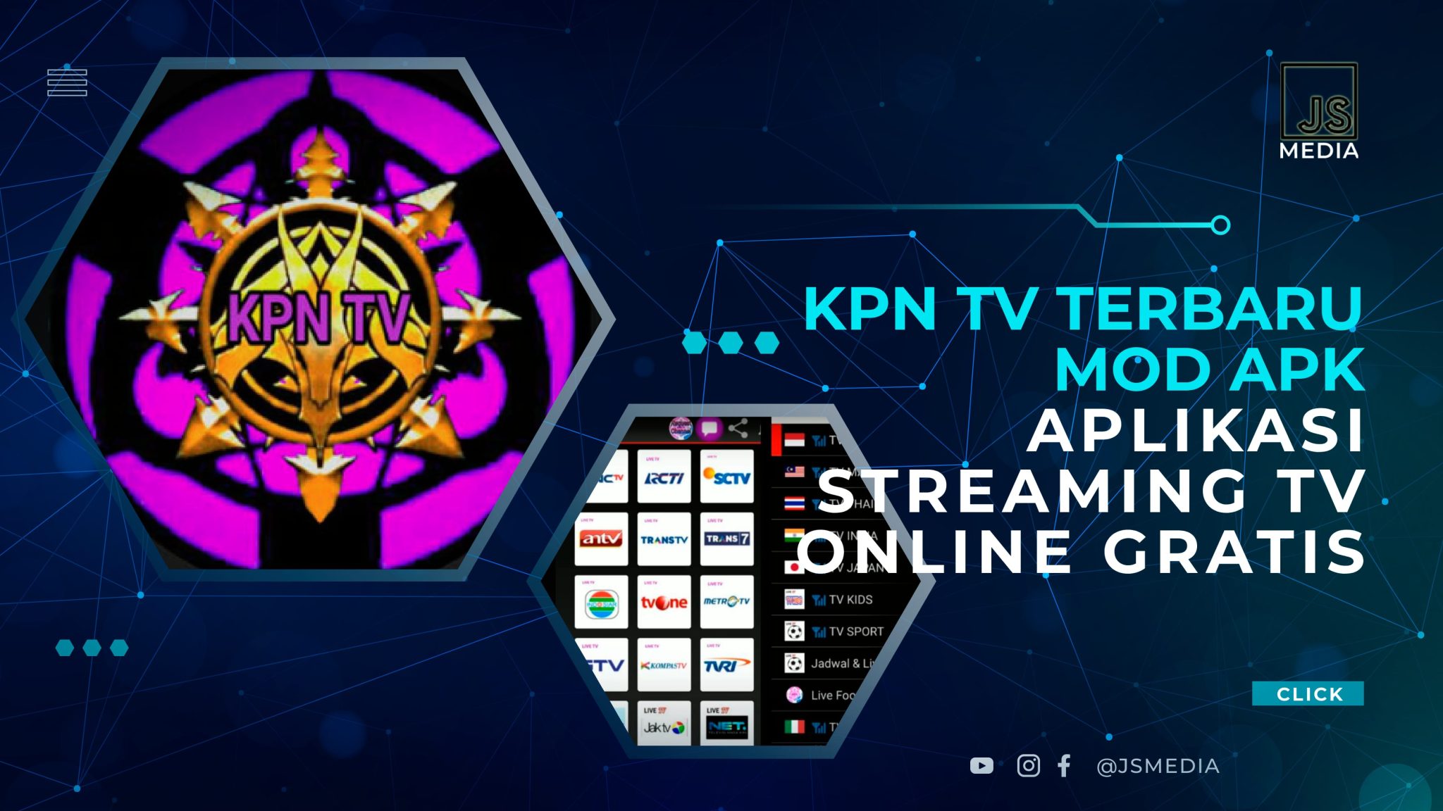 KPN TV Terbaru Mod Apk, Aplikasi Streaming TV Online Gratis