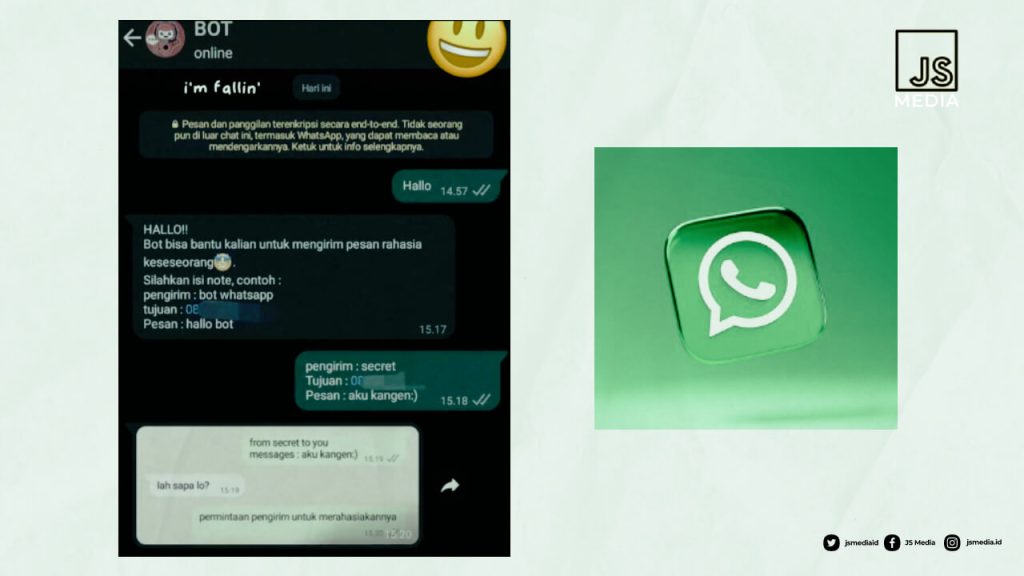 Link Bot Confess WA: Bot Curahkan Perasaan ke Pasangan