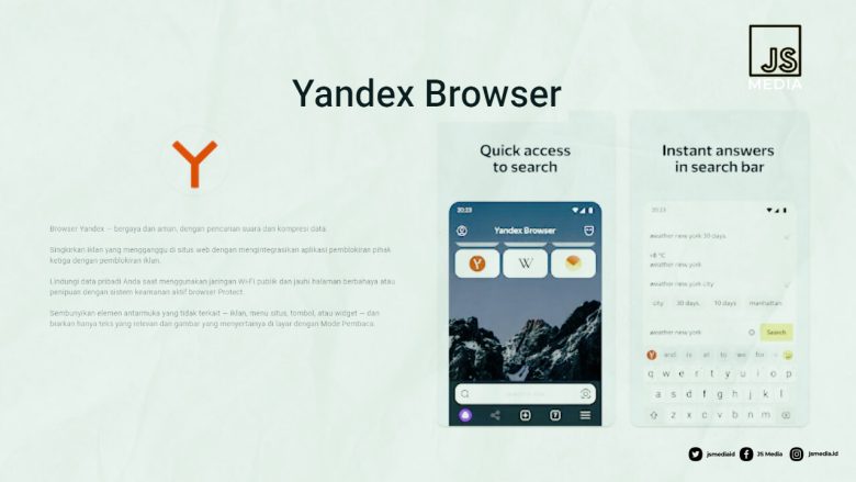 Yandex Browser, Peramban untuk Akses Internet Tanpa Batas