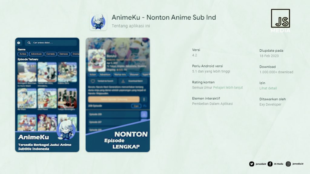 Fitur Unggulan AnimeKu APK Nonton Anime Sub Indonesia