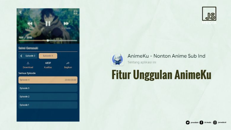 Fitur Unggulan AnimeKu APK Nonton Anime Sub Indonesia