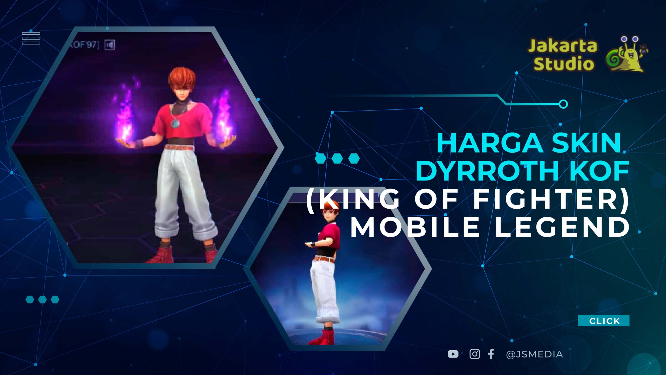 Harga Skin Dyrroth KOF (King of Fighter) Mobile Legend