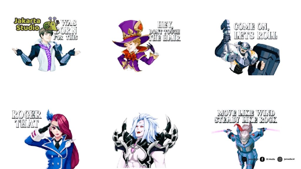 100+ Stiker WA Lucu dan Terlengkap Mobile Legends 2024