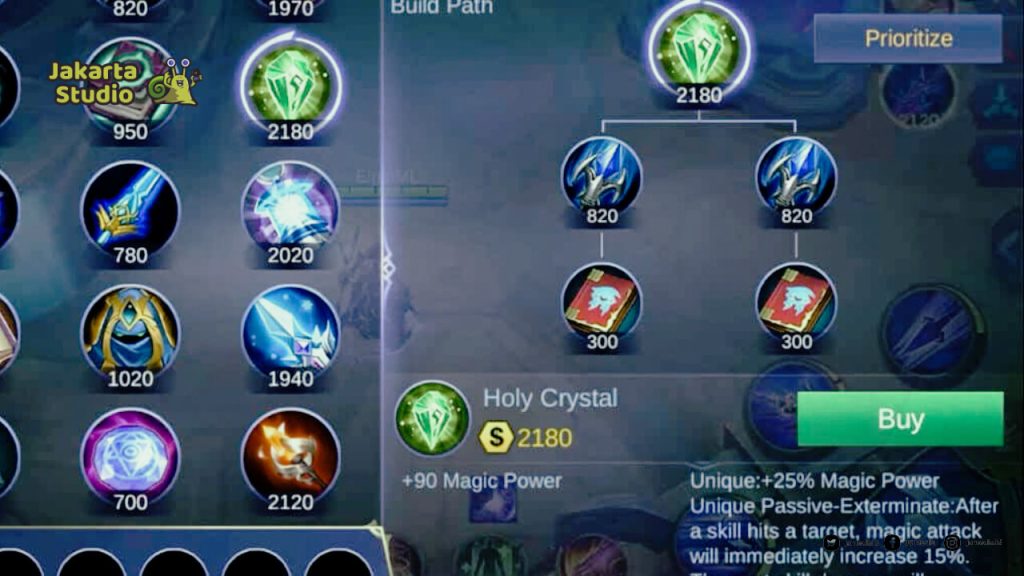 Fungsi Holy Crystal: Fungsi, Kelebihan, Kekurangan Mobile Legends