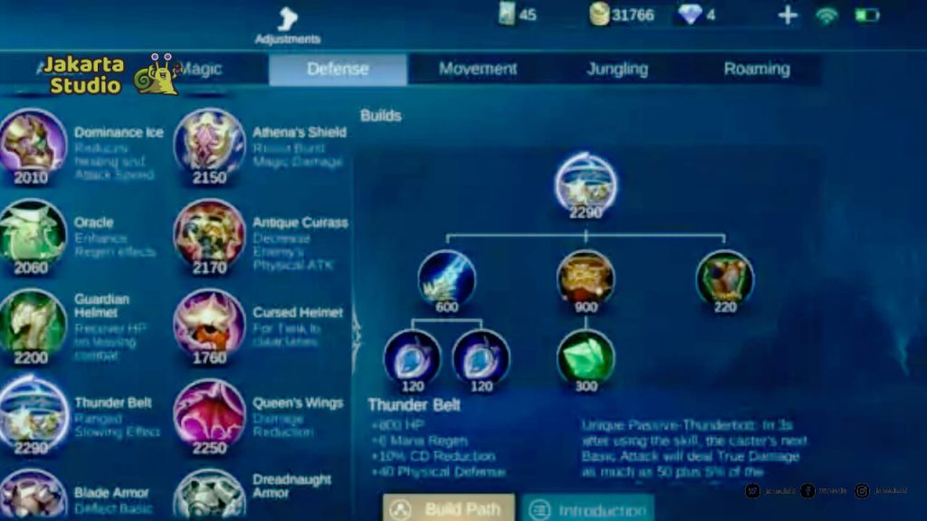 Fungsi Thunder Belt: Fungsi, Kelebihan, Kekurangan Mobile Legends