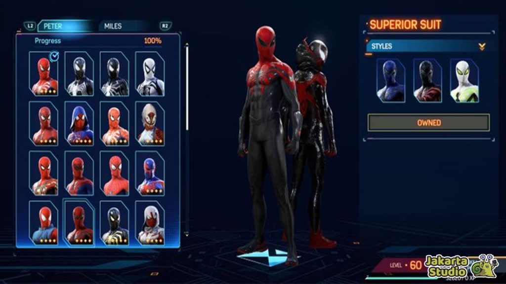 Daftar 10 Kostum Terbaik di Game Marvel’s Spider-Man 2