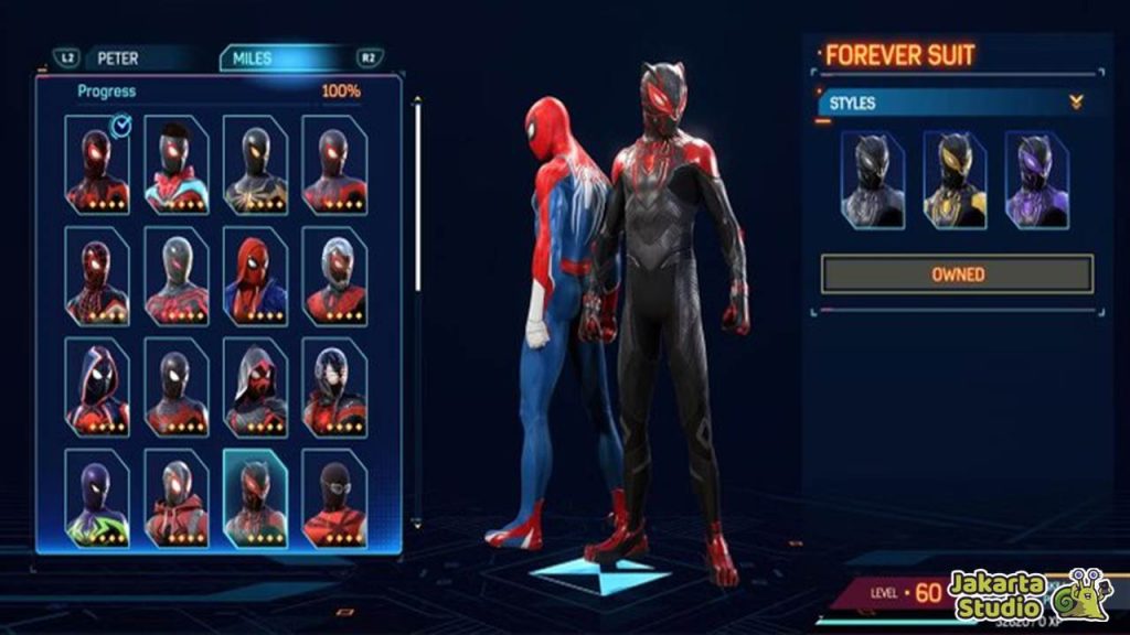 Daftar 10 Kostum Terbaik di Game Marvel’s Spider-Man 2