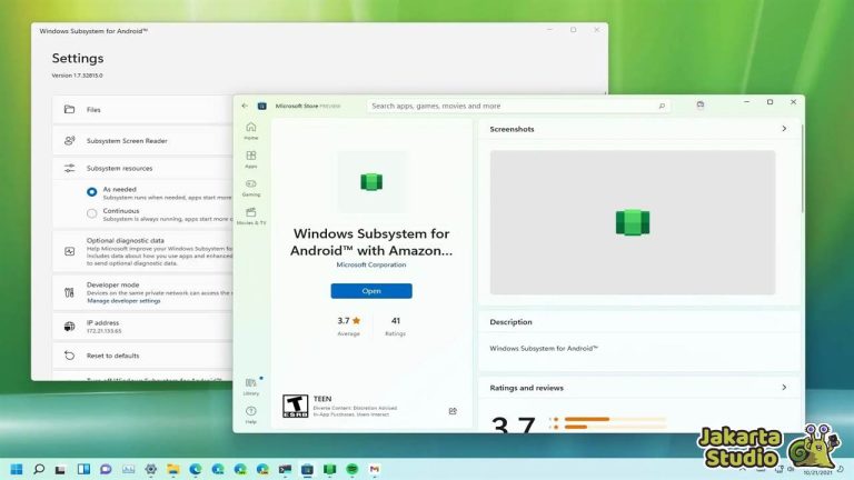 Cara Install WSA di Windows 11 Untuk Jalankan Aplikasi Android