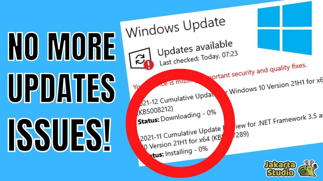 8 Cara Mengatasi Windows Update Stuck di Proses Downloading