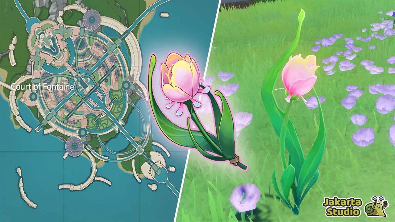 7 Lokasi dan Rute Farming Rainbow Rose di Genshin Impact