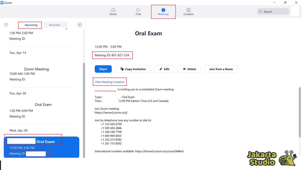 Cara Mengetahui ID Meeting, Passcode, dan Link Invite Zoom Meeting