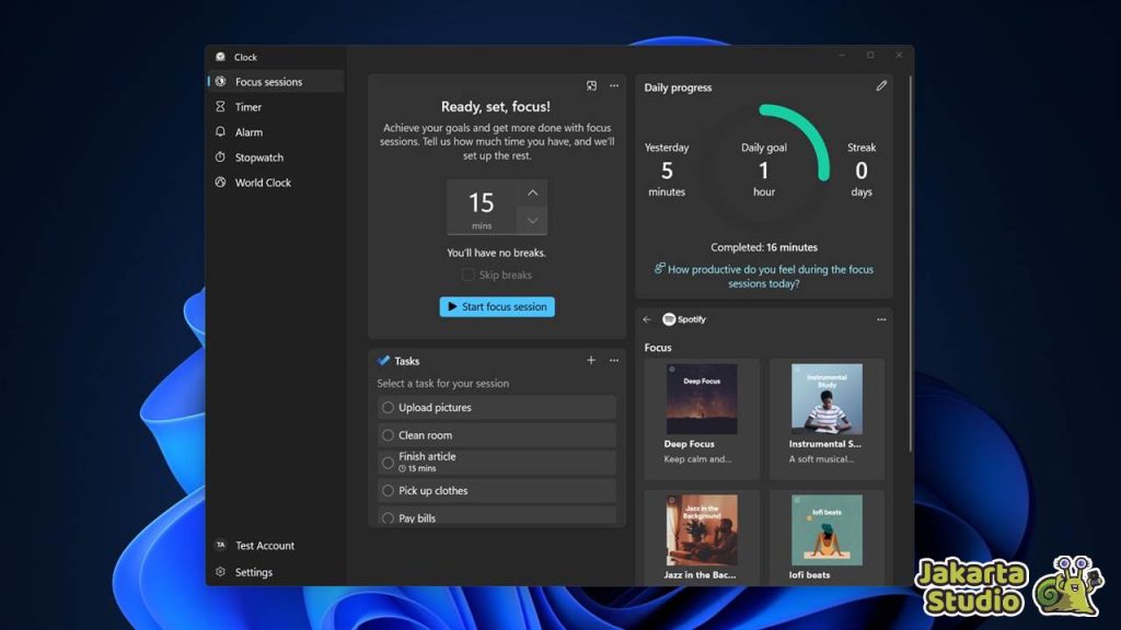 Cara Menggunakan Fitur Focus Sessions di Windows 11