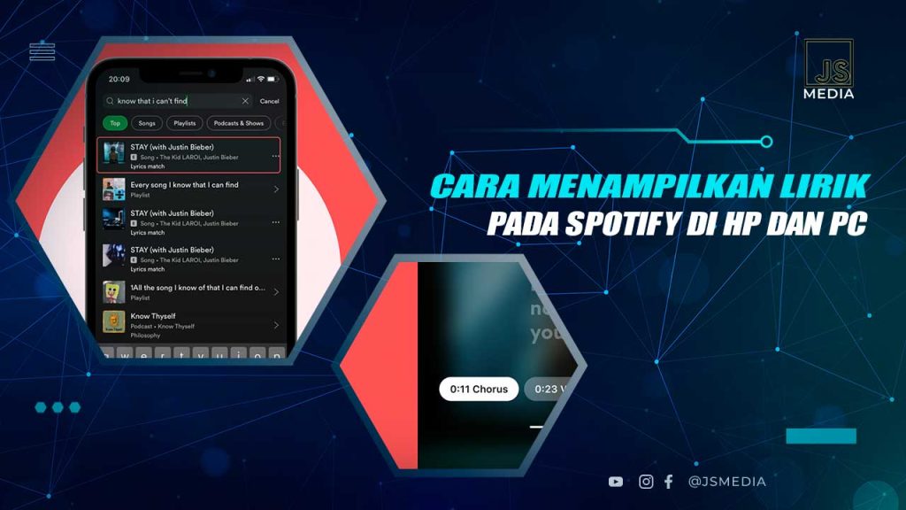 Cara Menampilkan Lirik di Spotify HP dan PC Laptop